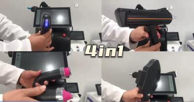 Cina 4 in 1 Macchina di bellezza multifunzione a tre lunghezze d'onda Laser per la rimozione dei capelli tatuati in vendita