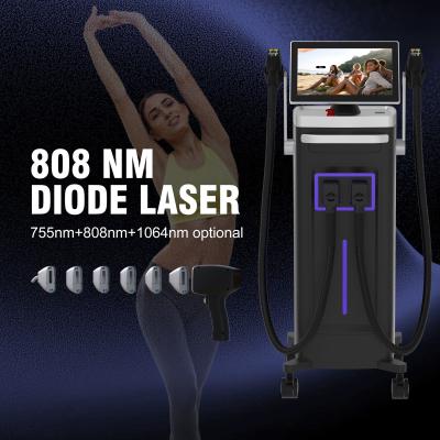 중국 피부 및 모발 분석기 다이오드 레이저 제모 레이저 기계 레이저 디오드 808 755 940 1064 4 파장 다이오드 레이저 제모 판매용