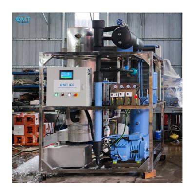 Cina Altre macchine per ghiaccio a tubo di cristallo di 14,35 kW 3 tonnellate al giorno raffreddate ad aria automatiche industriali commerciali in vendita