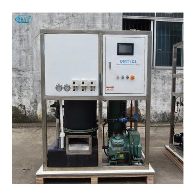 China Commercial Industrial Ice Tube Making Machine with 1/2 Water Pipe Size and Compressor for sale