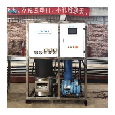 中国 OMTチューブアイスメーカー 1 トンの容量と1000kgの氷の貯蔵庫 販売のため