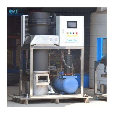 Cina Macchina per la fabbricazione di tubi di ghiaccio industriali a raffreddamento ad aria da 220 V con una produzione di 0,5 t/giorno in vendita