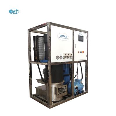 Cina Macchina per ghiaccio a tubo da 5 tonnellate con deposito di ghiaccio da 1000 kg e compressore ecologico in vendita