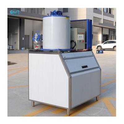 China 4500KW Industrial Air Condensing 1 Ton Flake Ice Maker Machine for Supermarket and Automatic Ice Production in Supermarkets for sale