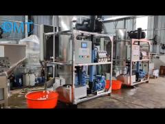 Ice Tube Machine Industrial Ice Making Machines 3ton Tube Ice Machines 1700*1400*1600mm Weight KG 1500