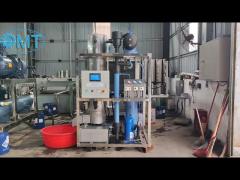 Ecrã de toque Máquina de gelo de tubo de 1 tonelada Controlador PLC Fabricante de gelo de tubo automatizado