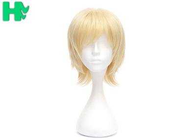 中国 Cosplayの男性の白いかつら、カスタマイズされる不足分の人間の毛髪のCosplayのかつら 販売のため