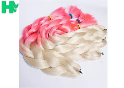 Cina I capelli sintetici di colore di Kanekalon Ombre collegano le grandi azione dei capelli enormi dell'intrecciatura in vendita