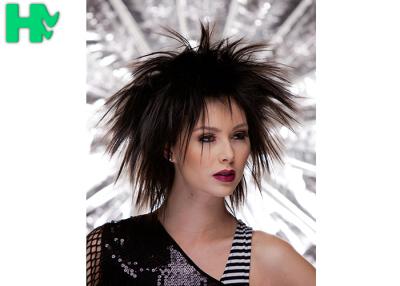 Cina Colore in bianco e nero di stile delle parrucche sintetiche pazze di cosplay per le parrucche di Halloween in vendita