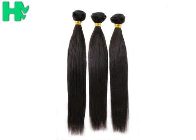 Cina Estensioni diritte seriche dei capelli umani, capelli brasiliani vergini non trattati 100 in vendita