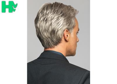 Cina Parrucche moderne dei capelli degli uomini di short di stile, parrucche di sguardo naturali di colore bianco per l'adulto in vendita