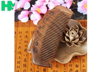 Cina Legno solido antistatico di lavoro di parrucchiere del pettine di legno di qualità superiore della barba che scolpisce Mushu in vendita