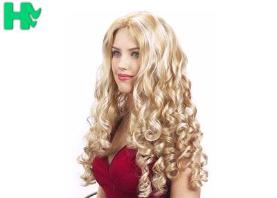 Cina Allenti le parrucche sintetiche lunghe del calore di Wave, 24 pollici di capelli ricci ondulati di lunghezza per le donne bianche in vendita