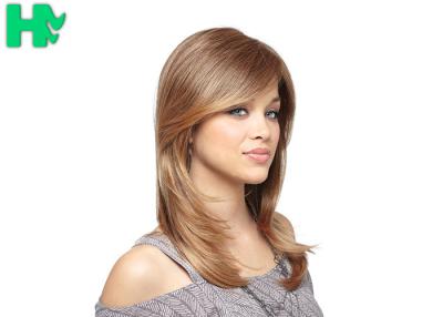 Cina Parrucche sintetiche dei capelli di lunghezza media naturale di Wave per le donne bianche di eleganza in vendita