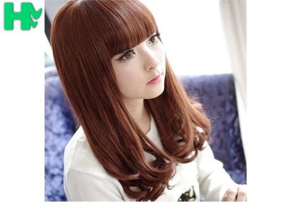 Cina Brown a 14 pollici Wave C che separa le parrucche sintetiche termoresistenti dei capelli per densità dei giovani 100% in vendita