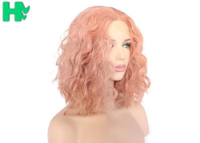 Cina Parrucche sintetiche dei brevi di Bob di cosplay capelli termoresistenti ondulati naturali della fibra per le donne in vendita