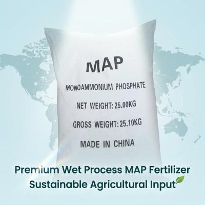 China 25kg MAP Granular Fertilizer Water Soluble Phosphate Mono Ammonium for sale
