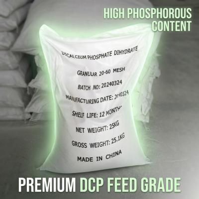 China CaHPO4.2H2O Dibasic Calcium Phosphate Odorless Dicalcium Phosphate Animal Feed for sale