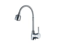 China Modern 2 Function Pull Down Kitchen Faucet with Ceramic Valve Core and Brass Material for sale