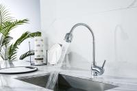 China Modern 2 Function Pull Down Kitchen Faucet with Ceramic Valve Core and Brass Material for sale