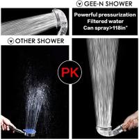 China Revamp Your Showering Experience with High Pressure Filter Stone Handheld Shower Head for sale