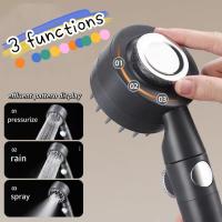 China Modern Design ABS Plastic Shower Head with Rainfall and Removable Handheld Function for sale