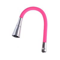 China Deck Mounted Kitchen Sink Tap Single Handle Pull Down Spout Mixer with Rotatable Sprayer for sale