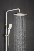 China Rainfull Function Concealed Brass Thermostatic Shower System Set with Chrome Finish for sale