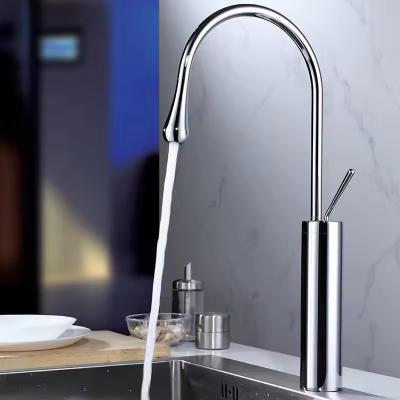 China Luxury Single Handle Bathroom Faucet Mixer by Lizhen Hwa Design for Modern Wash Basin for sale