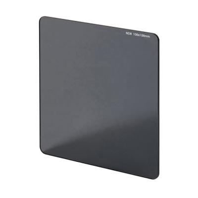 China 100x100mm ND Lens Filter ND8 Camera ND Filter With 3 Stops Light Reduction And HD Optical Glass for sale