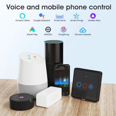 China Tuya Fan switch Timer Control Voice No Neutral Wire Required Wall Smart WiFi RF433 and Pendant Light Switch for sale