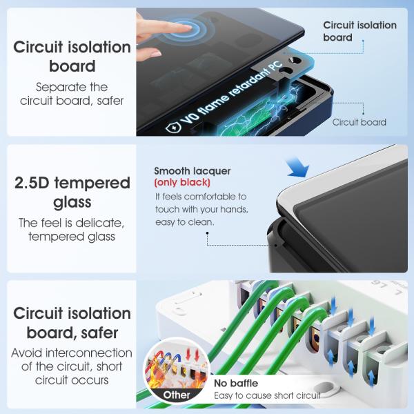Quality Tuya Wifi switch Type C Timing Voice App Alexa Google Home Smart Home Wireless for sale
