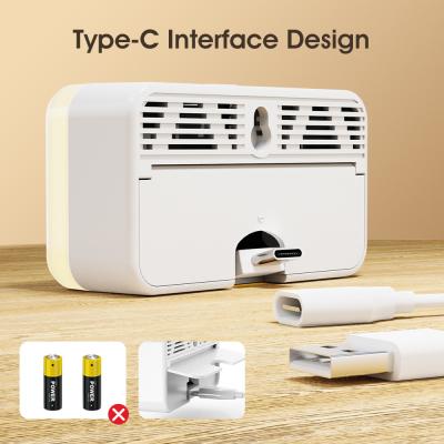 China Tuya motion sensor LED PIR WiFi Human Body Motion Sensing Warm White Dual-Color Type c Night Light Sensor for sale