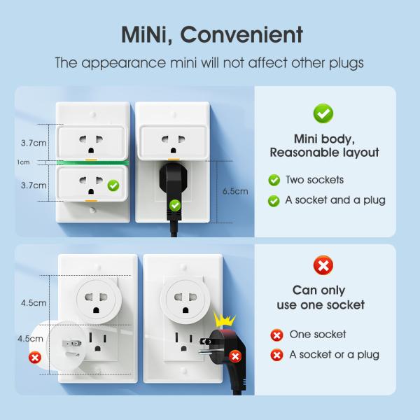 Quality Tuya socket Timing Power Monitor Smart Life Alexa Google Home WIFI Smart Plug for sale