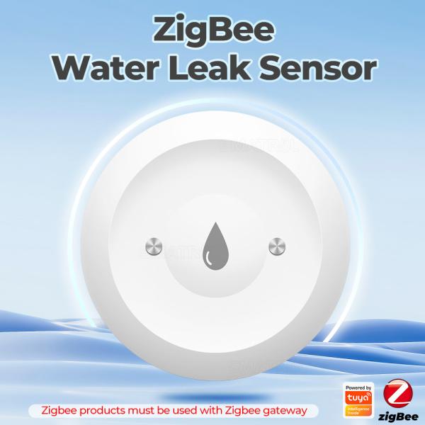 Quality Zigbee Water leakage sensor Linkage Alarm App Water Leak Detector Tuya Zigbee for sale