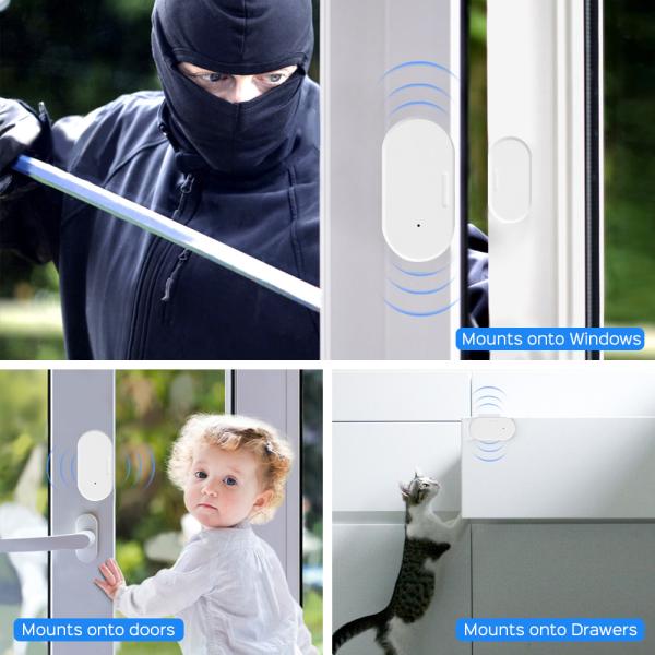 Quality Tuya Smart zigbee Door Sensor+Light Sensor Illuminance Brightness Detector for sale
