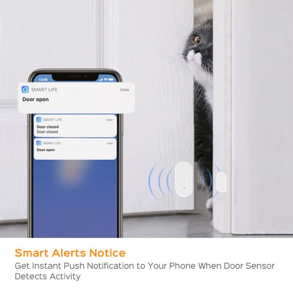 Quality Tuya Smart zigbee Door Sensor+Light Sensor Illuminance Brightness Detector for sale