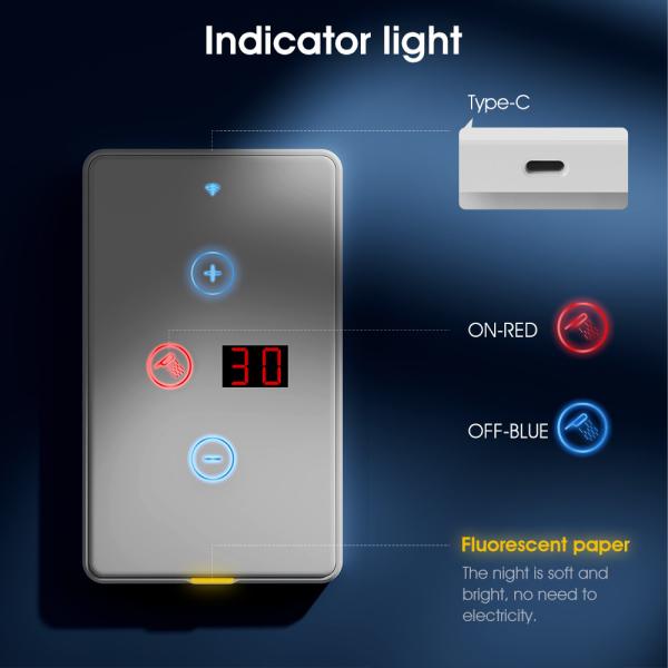 Quality WiFi Water Heater Switch Type C, 20A Smart Wireless Boiler Control with Timer for sale