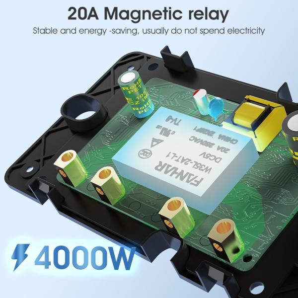 Quality WiFi Water Heater Switch Type C, 20A Smart Wireless Boiler Control with Timer for sale