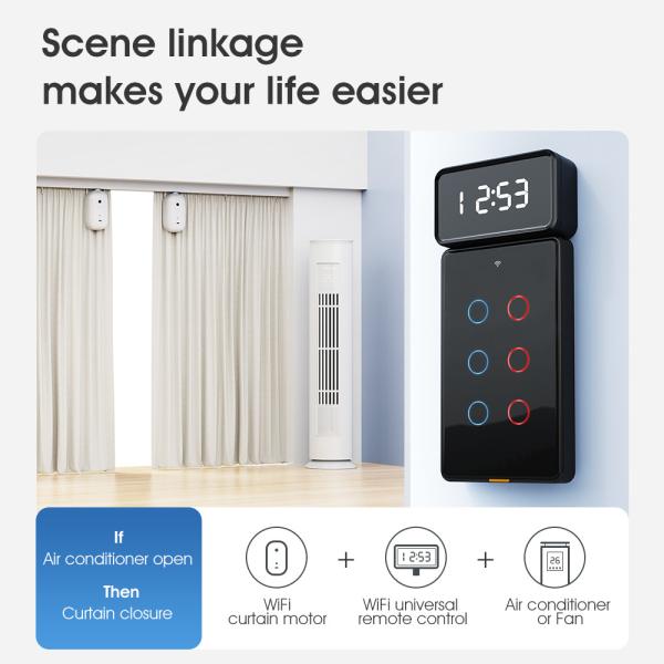 Quality WiFi IR RF433 Smart Universal Remote Control for Air Conditioning TV and More for sale
