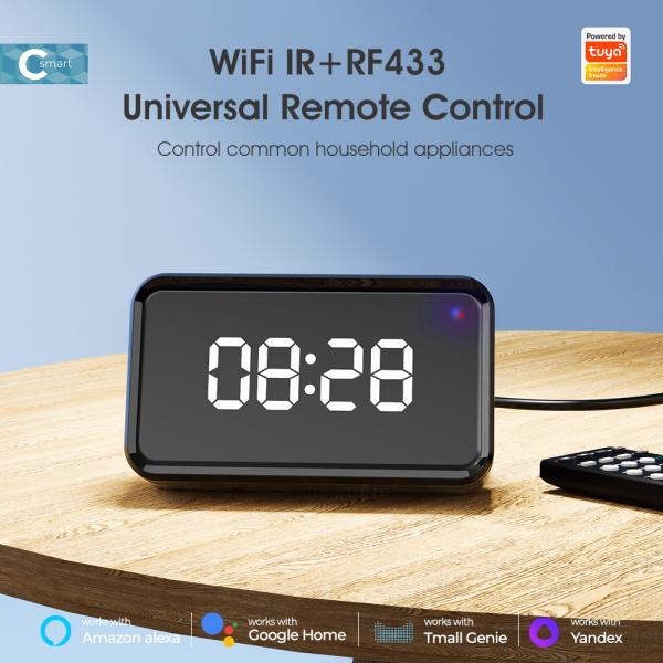 Quality WiFi IR RF433 Universal Remote Control for Air Conditioning TV and More with for sale