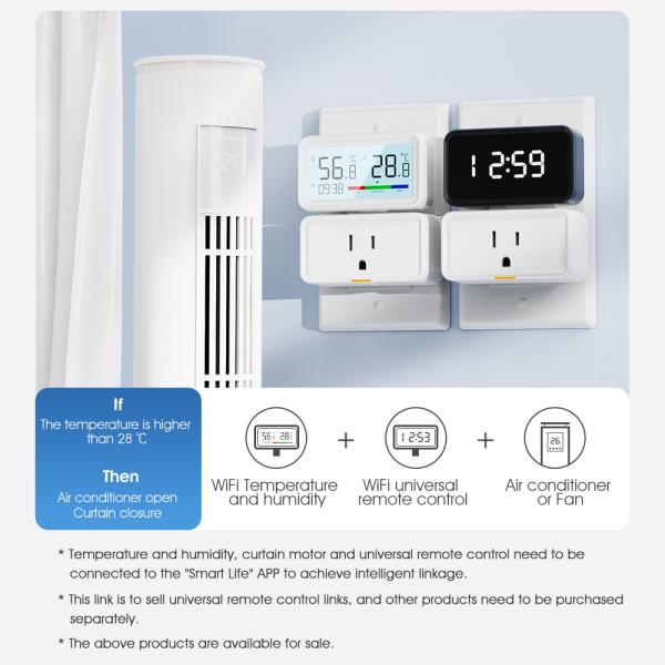 Quality WiFi IR RF433 Smart Universal Remote Control for Air Conditioning TV and More for sale
