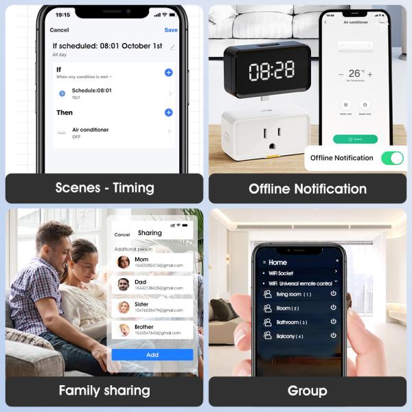 Quality WiFi IR RF433 Smart Universal Remote Control for Air Conditioning TV and More for sale