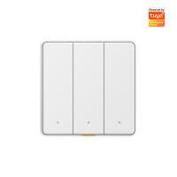 Quality Tuya WIFI RF433 Smart Wall Light Button Push Switch 110-250v No Neutral Wire Single Fire Timing Voice App Tmall Genie, Alexa, Google Home for sale
