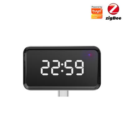 China Tuya ZigBee Gateway met tijdsweergave, multi-mode Smart Hub voor Bluetooth Mesh, Alexa, Google Home en draadloze brugconnectiviteit Te koop