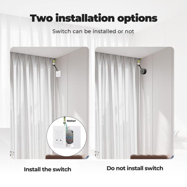 Quality SMATRUL Tuya WiFi RF433 Smart Curtain Switch Module,Designed for Electric Roller for sale