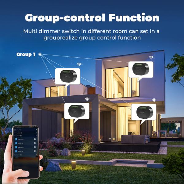 Quality SMATRUL Tuya WiFi RF433 Smart Curtain Switch Module,Designed for Electric Roller for sale