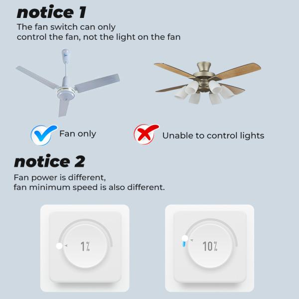 Quality SMATRUL Tuya WiFi Smart Fan Speed Regulation DIY Mini Switch Module Remote for sale