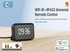 Wifi infrarood afstandsbediening met tijdsweergave Fan TV Dvd Voice Alexa En Google Tuya IR controle Smart Home
