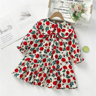 Cina Principessa Dress di Rose Dress Long Sleeved Girls dei bambini della primavera in vendita